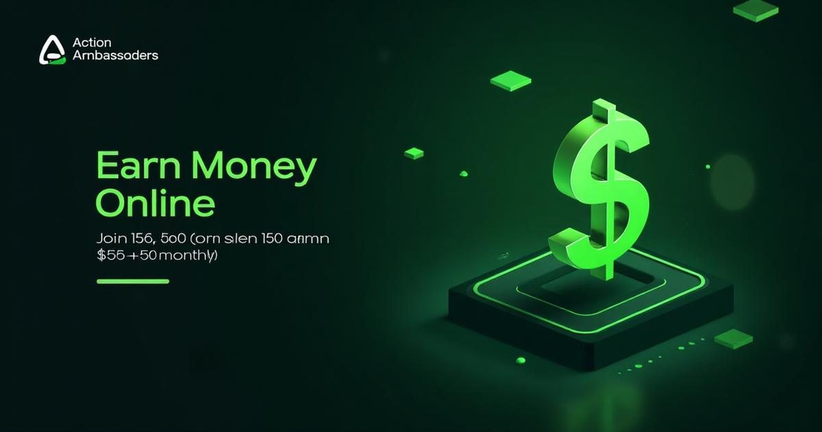 Action Ambassadors Earn Money Online Get Paid For Simple Tasks